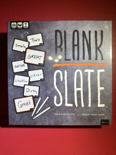 Blank Slate Fun Family Party Board Game Word Matching New Sealed ...