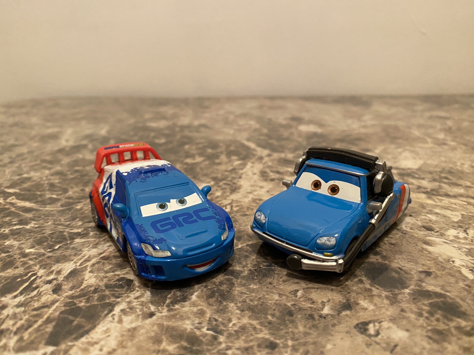 Disney Pixar Cars Raoul Caroule and Bruno Motoreau 2 Pack Diecast 1:55 ...