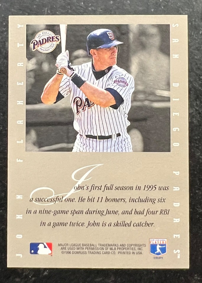 1996 Leaf Signature Extended Autograph John Flaherty | eBay