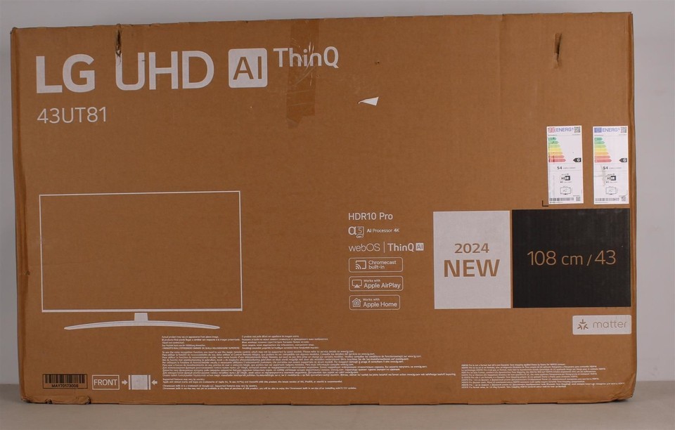 LG 43UT81006LA 43" Smart 4K Ultra HD HDR LED TV | eBay UK