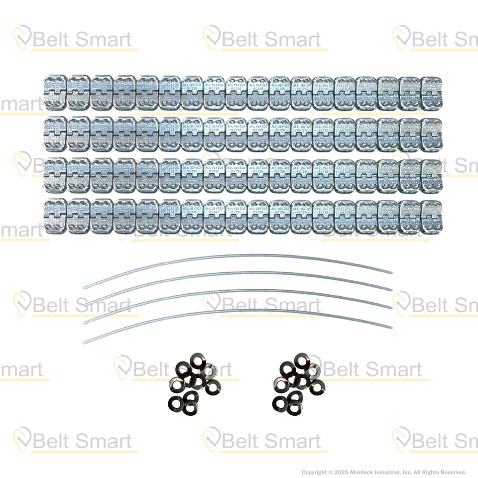 Genuine Flexco RS125J18/450NC Alligator Ready Set Staple Fastener (Box ...