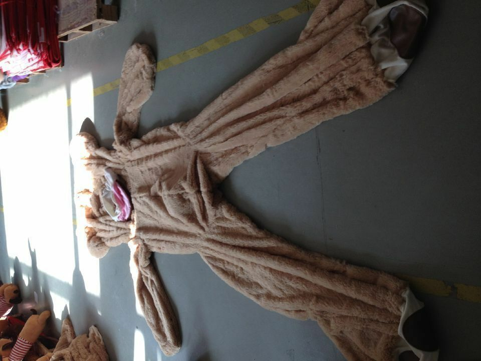 78" 200 cm Brown Giant Skin Teddy Bear Big Stuffed Toy Christmas Gift ...