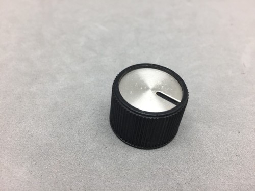 Radio Knob Dial Vintage RMCO Pointer Black Plastic Metal Center 7/8 ...