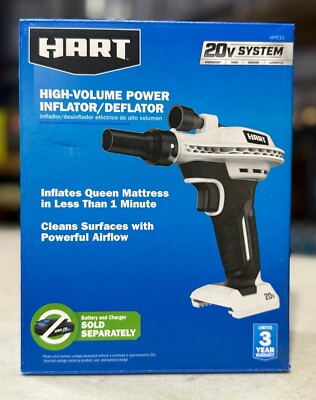 NEW HART 20V High Volume Inflator/Deflator -HPIF33 (Tool-Only) | eBay
