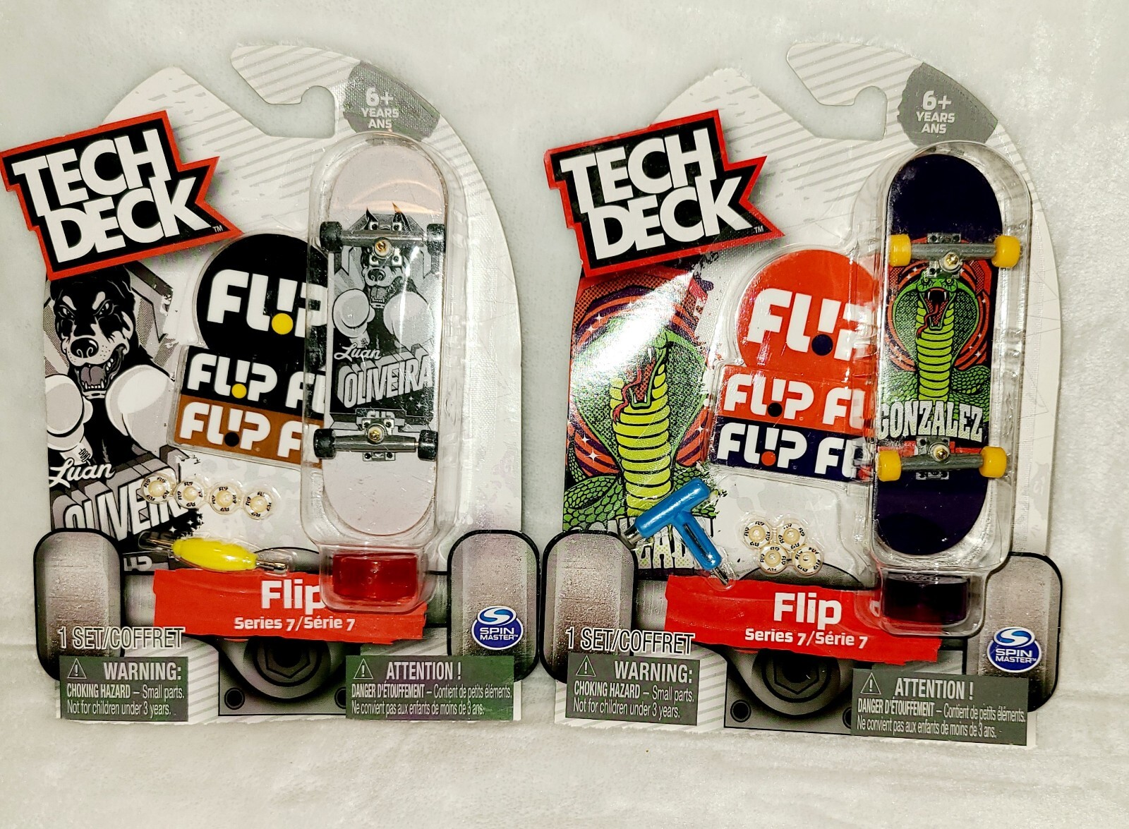 Tech Deck FLIP Series 7 ULTRA RARE x2 Finger Skateboard Sets by Spin ...