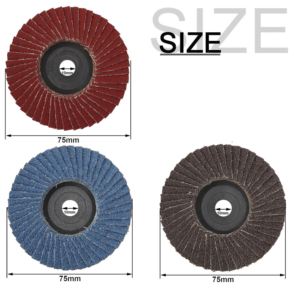3'' Flap Cutting Disc Wheel With 6.35mm Mounting Mandrel For Metal Die ...