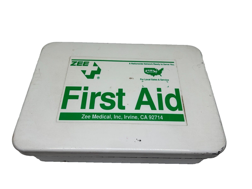 Vintage Wall Mount ZEE Medical First Aid Cabinet Metal Box Plus Some ...