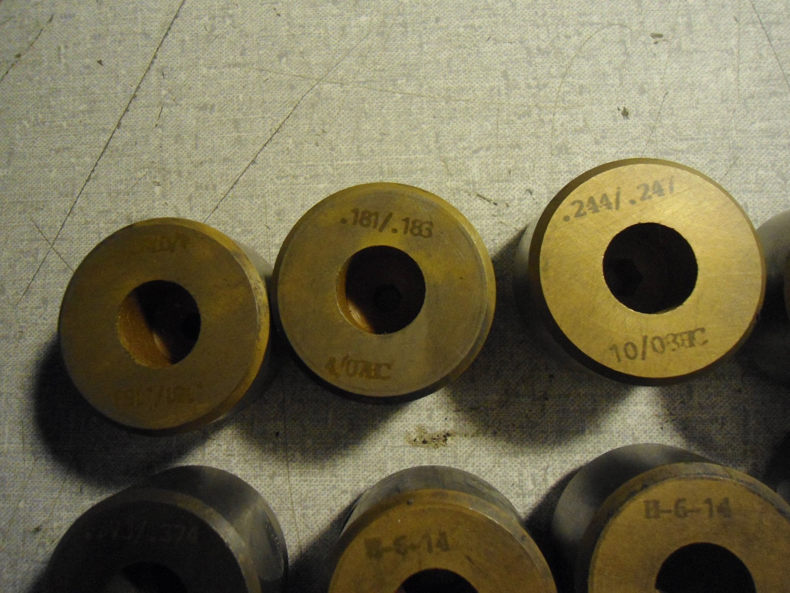 Wire Drawing Shaving Die Dies Lot of 10 | eBay