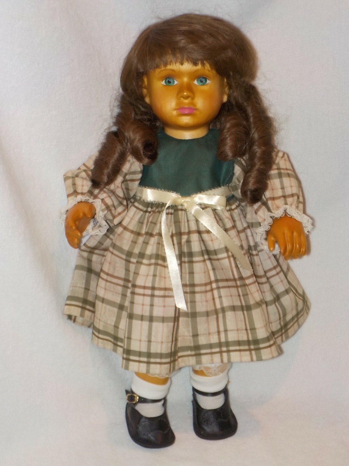 18" Wood Carved Doll "Gretchen" By The Hamilton Collection 1992 | eBay