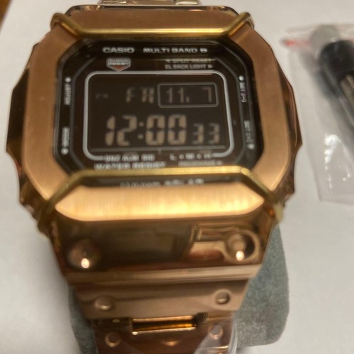 Casio G-Shock GW-M5610 Full Metal Custom Rose Gold Unisex Used | eBay