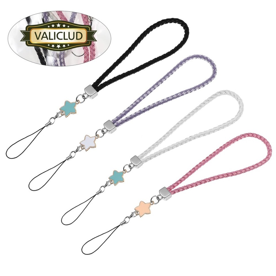 4 Pcs Cell Phone Lanyard Wristlet Telephone Strap Keychain Cellphone ...