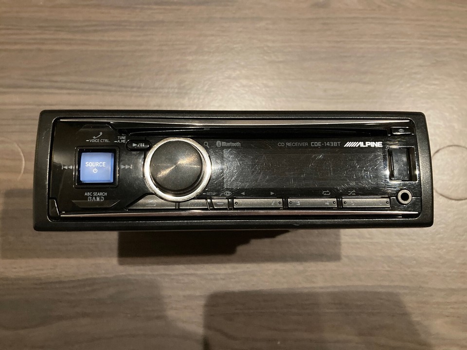 Alpine CDE-143BT Receiver Stereo - UNTESTED | eBay