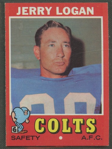 1971 Topps #134 Jerry Logan Baltimore Colts | eBay