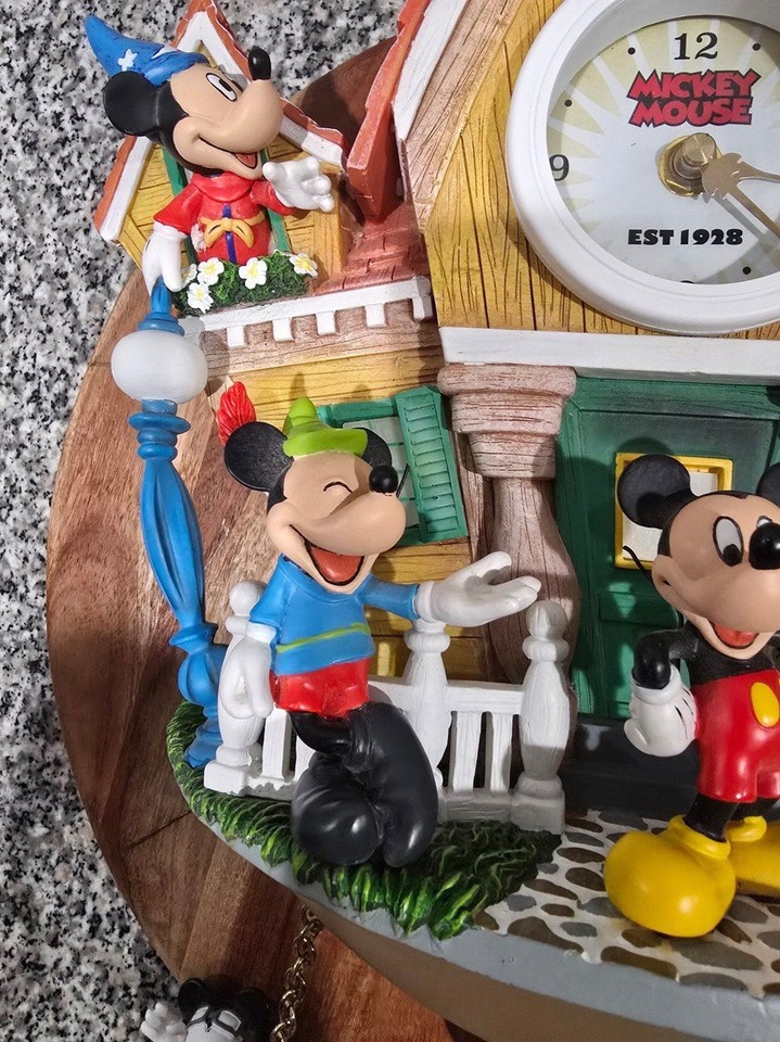 The Bradford Exchange Disney Mickey Mouse Through The Years Cuckoo ...
