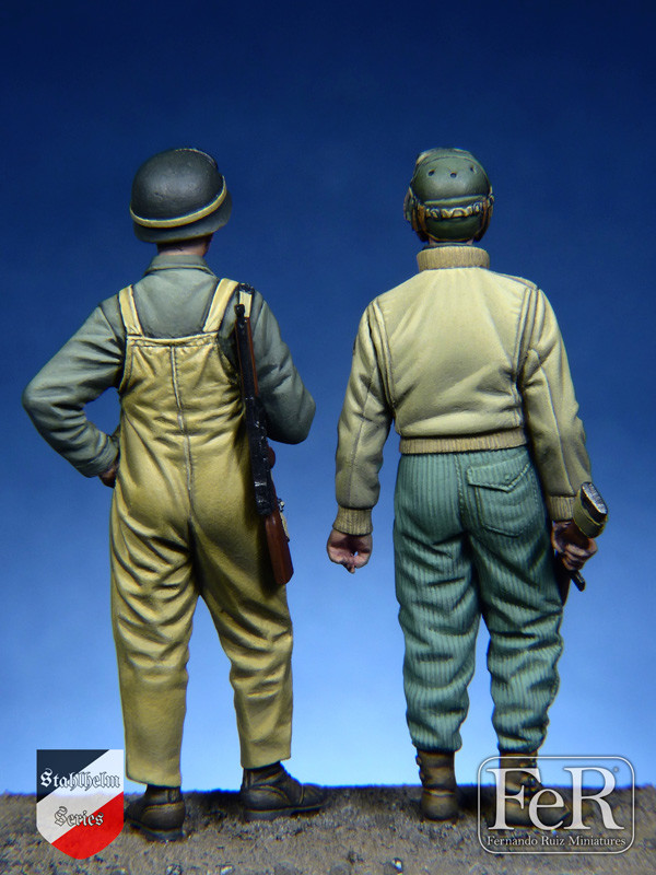 FeR Miniatures, US Tank Crew E.T.O., Resin Kit, 2 Figures, NIB ...