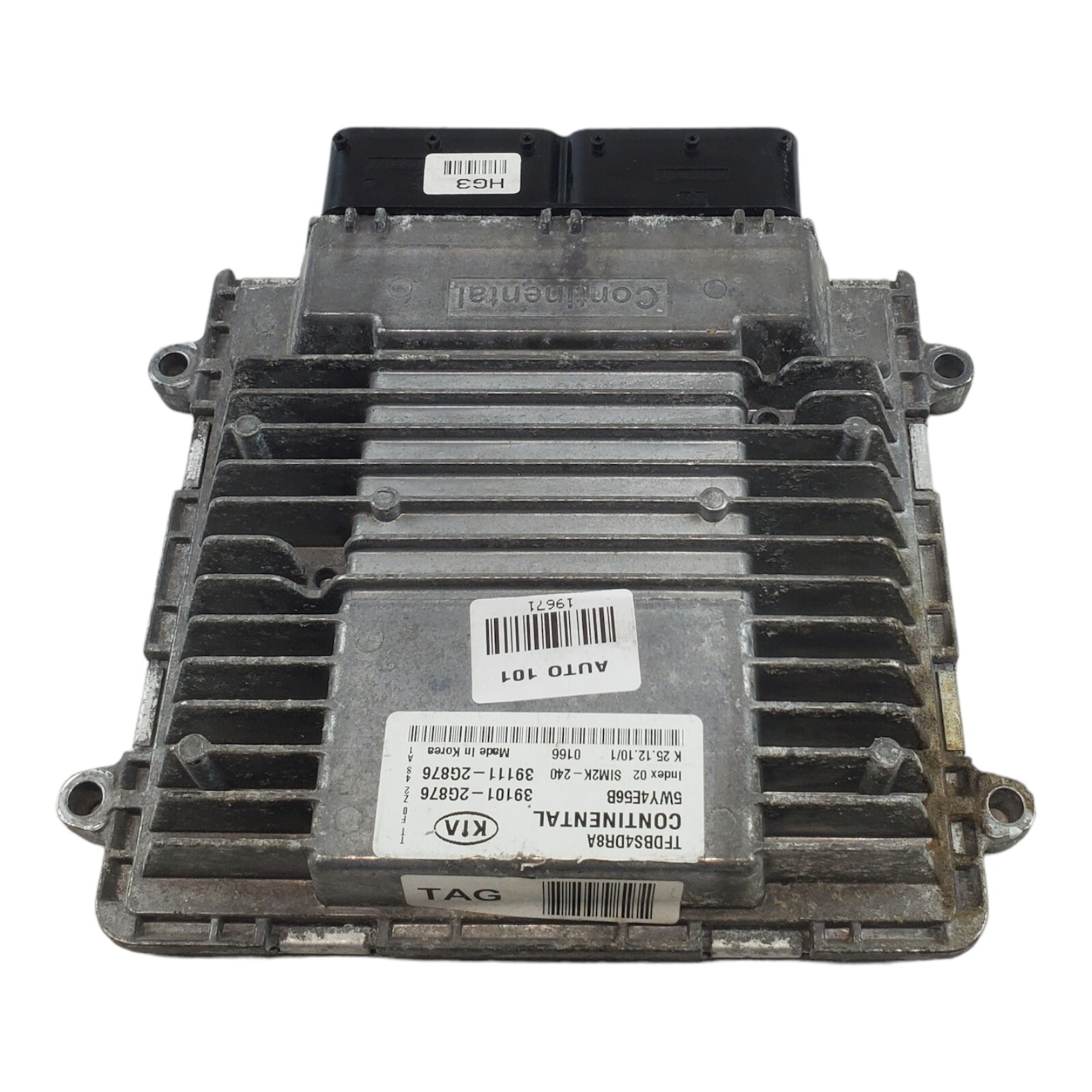 2011 - 2013 ENGINE COMPUTER KIA OPTIMA 2.4L AT PCM ECM OEM 39101-2G876 ...