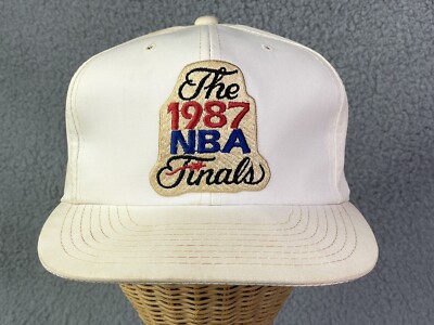 1987 NBA Finals Hat L.A. Lakers vs Boston Celtics Original Vintage Cap ...