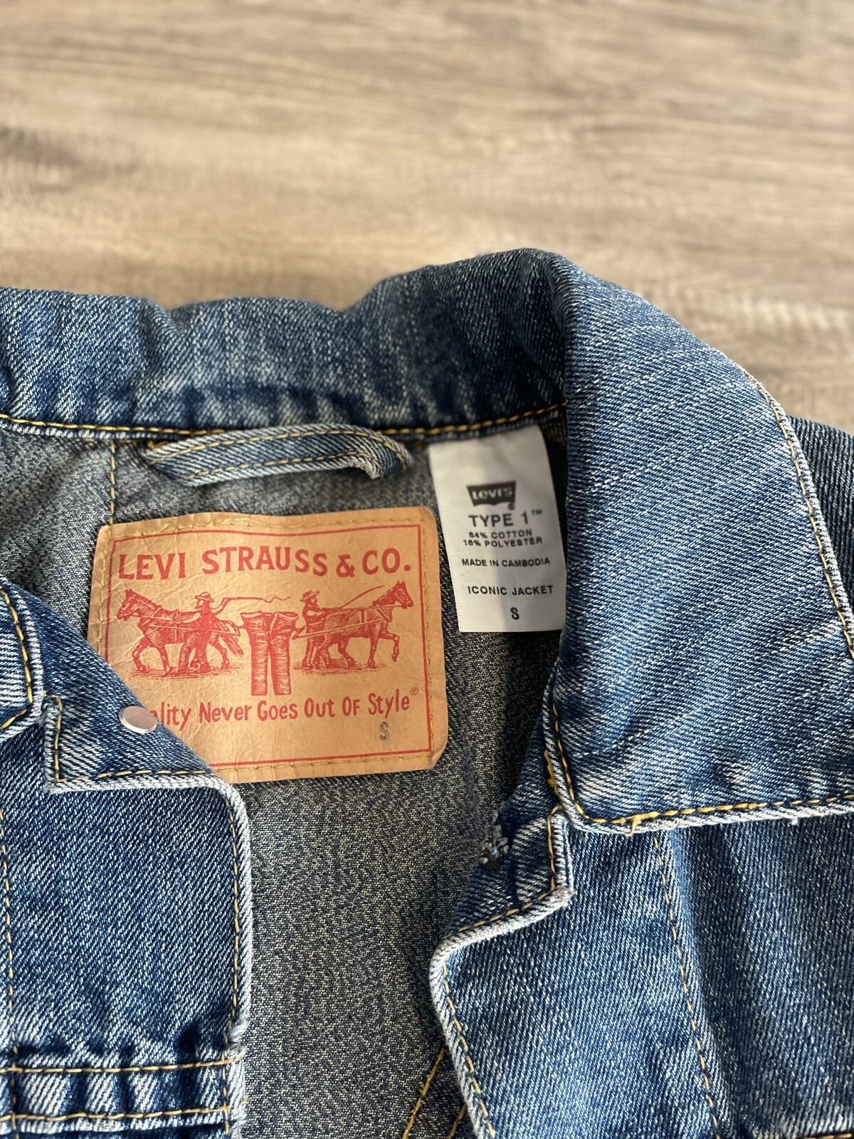 VINTAGE Levi’s Type 1 Denim Jacket-Great Condition - Gem