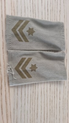 Genuine IDF Israel Army Uniform Sergeant Ranks FREE SHIPPING 239K | eBay