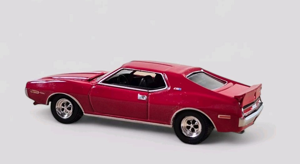 1971 AMC JAVELIN AMX Diorama Collectible DieCast Model Car 1:64 Red ...