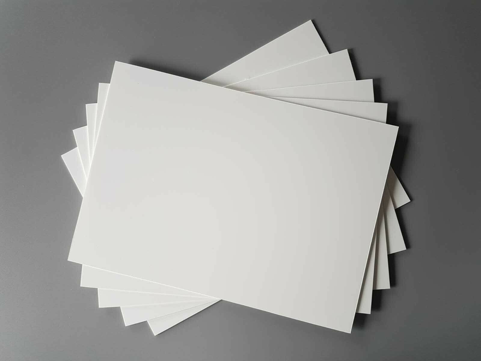 Plastic Sheet Polystyrene Sheets 2mm White High Impact HIPS A5 A4 A3 ...