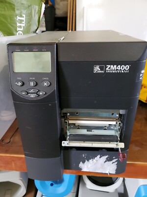 ZEBRA ZM400 Thermal Label Industrial Printer - Unit Only Untested | eBay