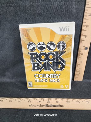 Rock Band: Country Track Pack-Nintendo Wii-2009-Complete w/manual ...