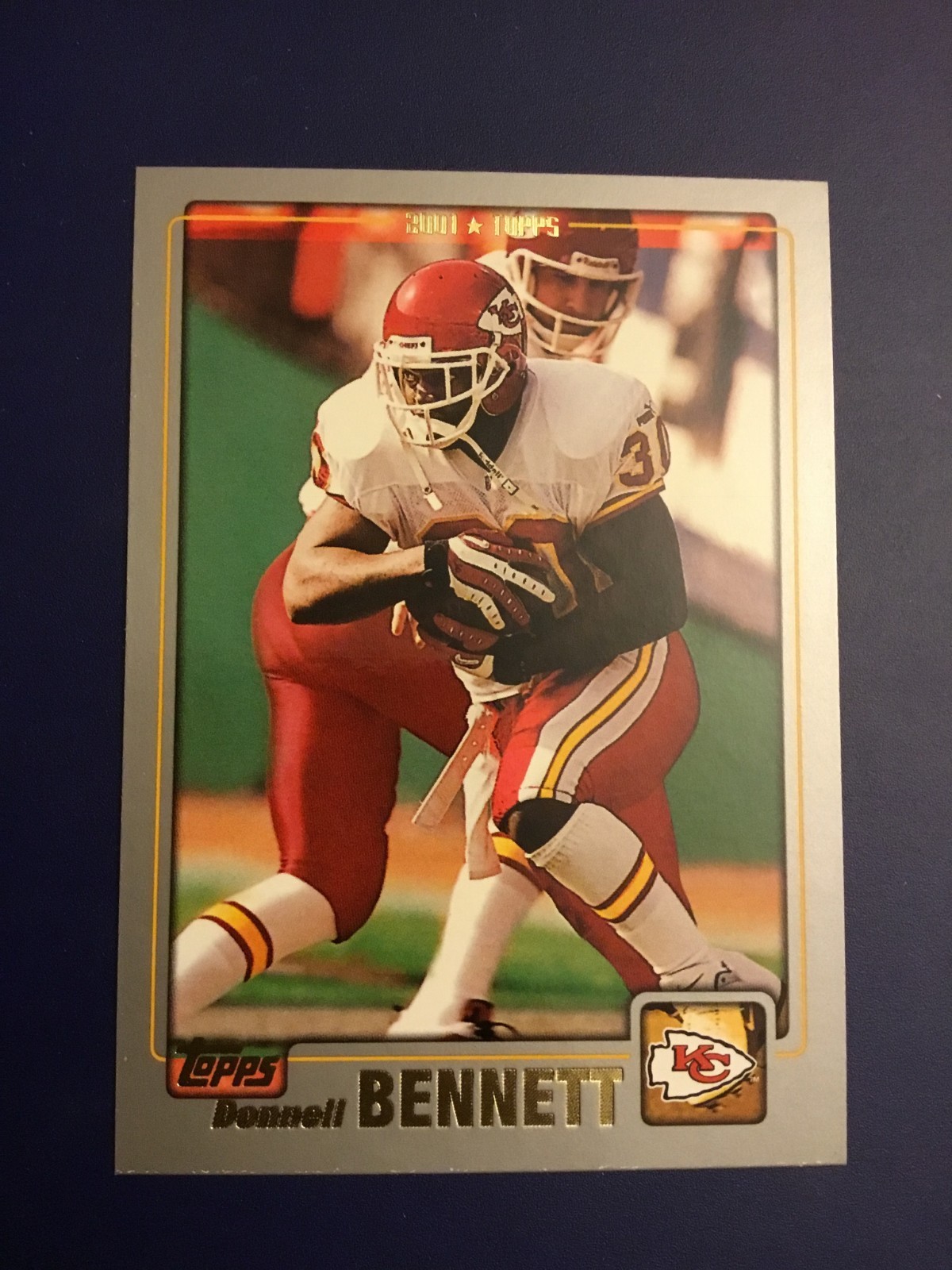 2001 Topps #297 DONNELL BENNETT Kansas City Chiefs MINT Great Card ...