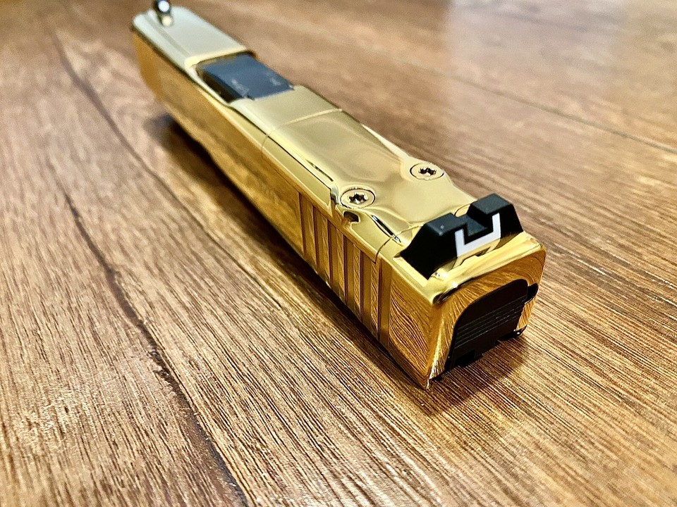 NEW OEM G43x MOS RMR Cut Complete 24k Gold Plated Mirror Polish Slide ...