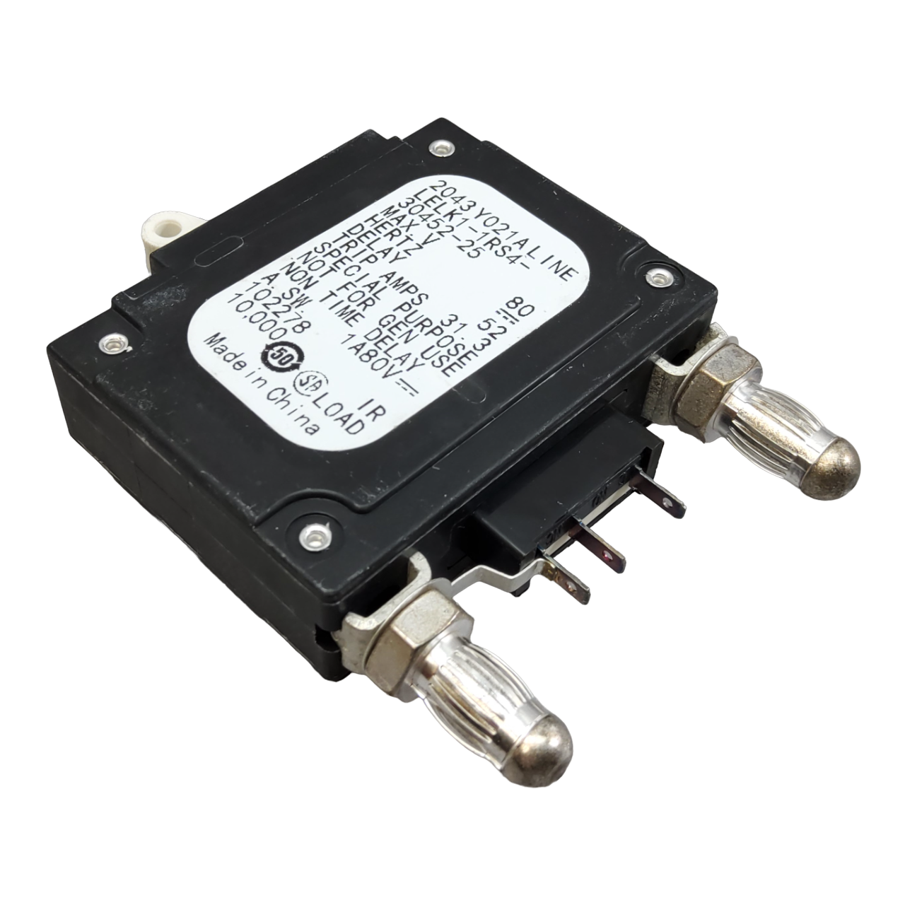 Airpax LELK1-1RS4-30452-25 / 102278 25A Circuit Breaker Bullet Type for ...