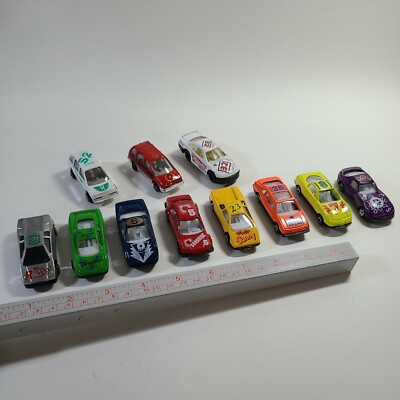 Set Of 11 Die Cast Metal Mini Cars Matching #s Made In China | eBay