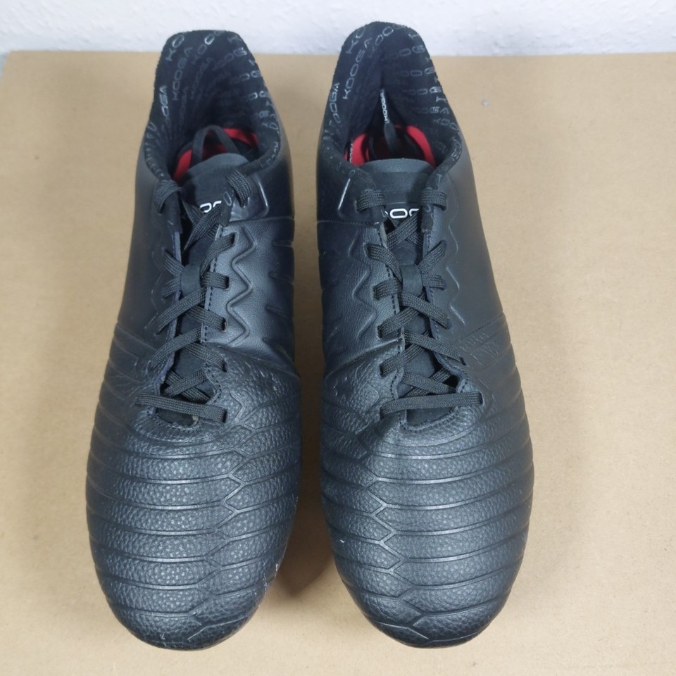 KooGa Power Rugby Boots Men's Size UK 10 Black White Stance Frame Lace ...