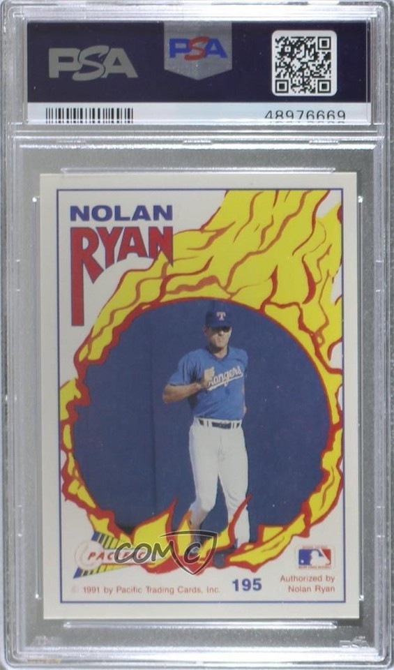 1991 Pacific Texas Express Series 2 Nolan Ryan Constant Work-Outs PSA 9 ...