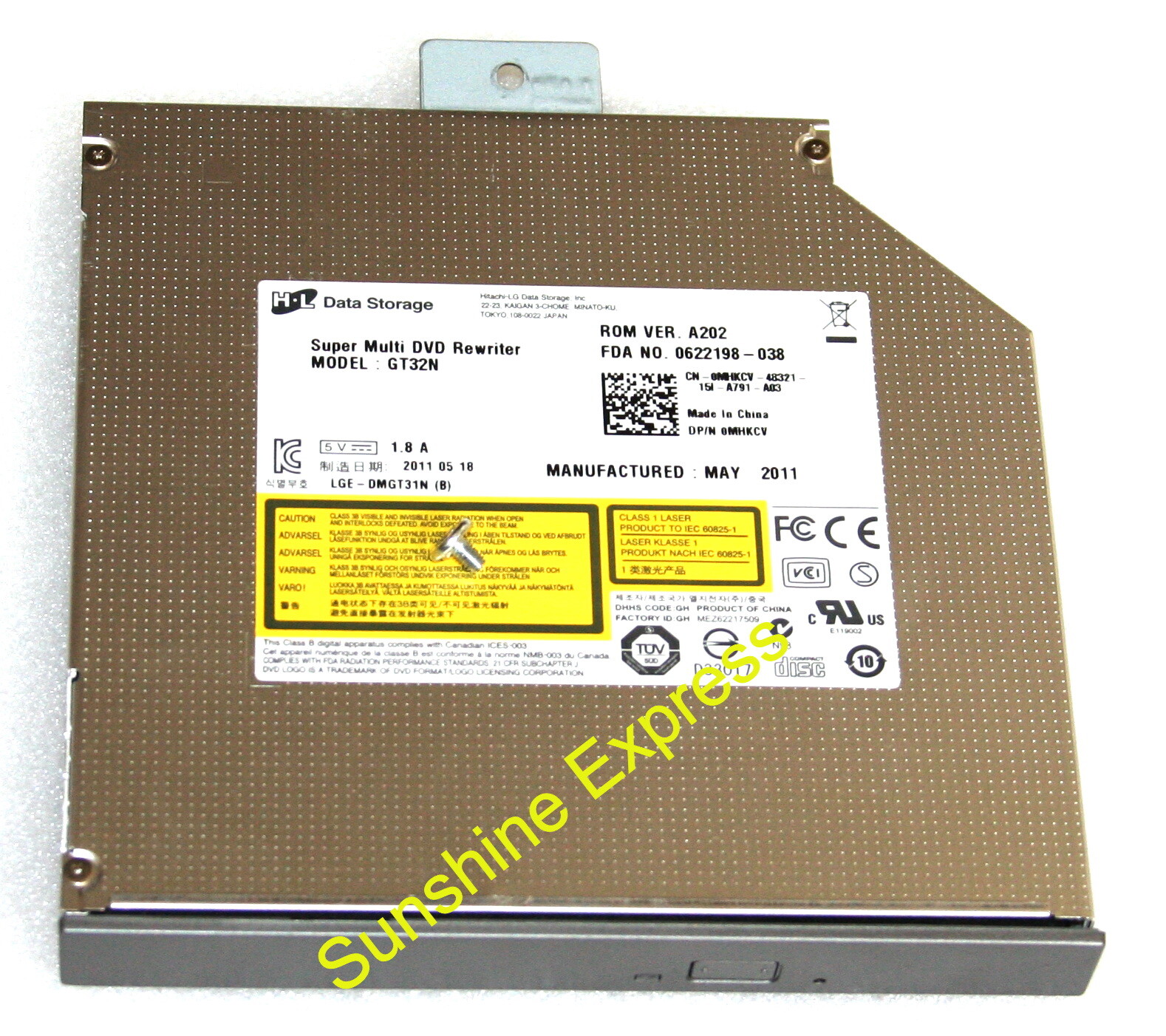 Dell MHKCV 0MHKCV HLDS Super Multi DVD Rewriter GT32N for Inspiron One ...