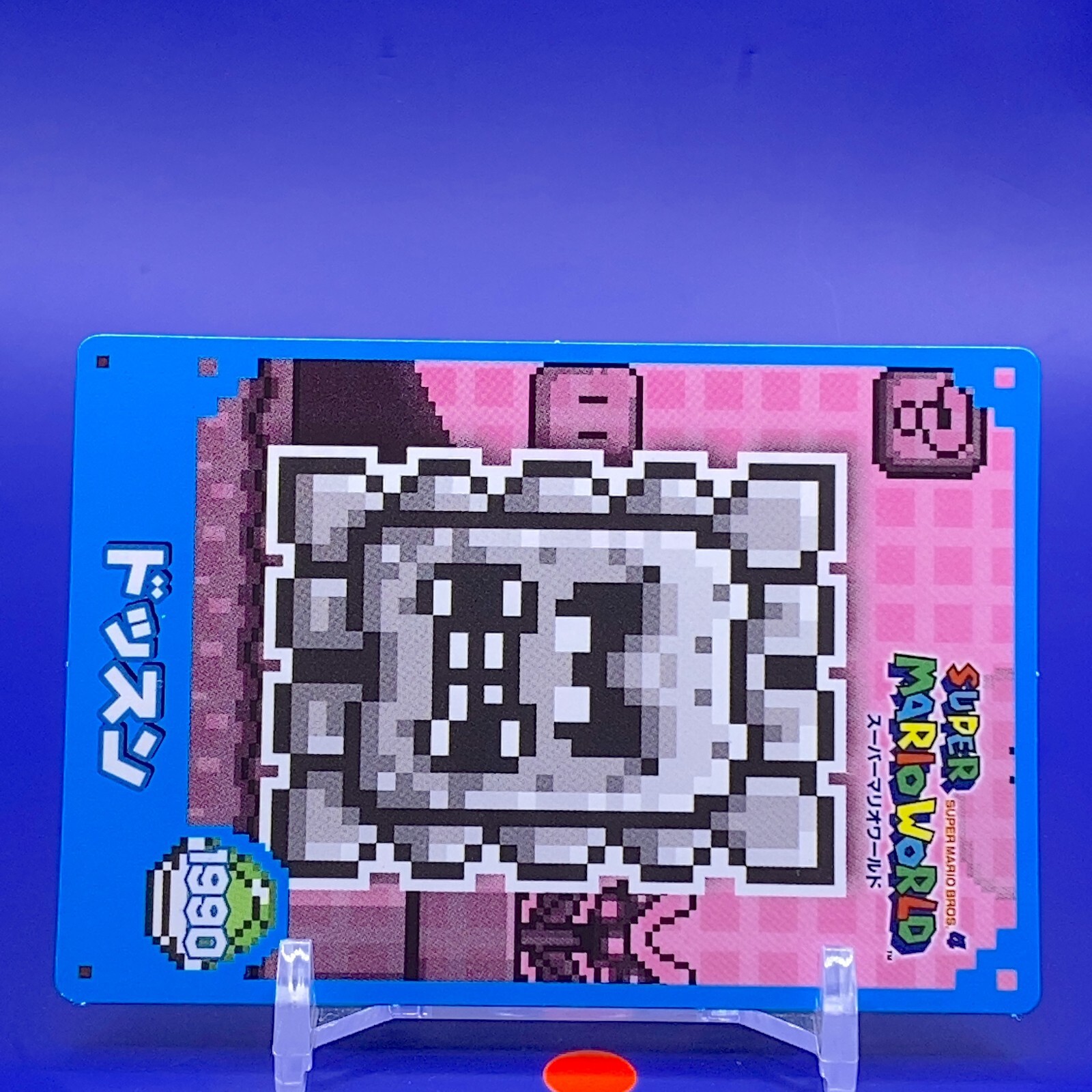 Thwomp Super Mario Brothers Card Top 1990 Nintendo Japan F/S #1 | eBay