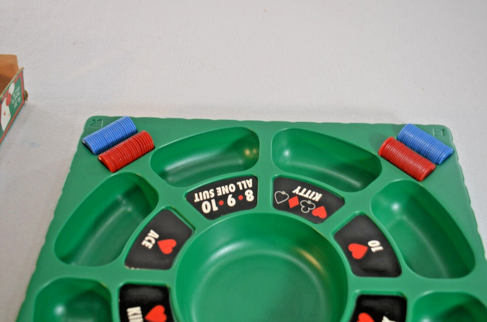 Tripoley Deluxe Card Board Game Cadaco Game Tray Chips Cards | eBay