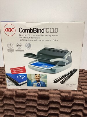 GBC CombBind C110 Binding Machine System Paper Document Binder | eBay