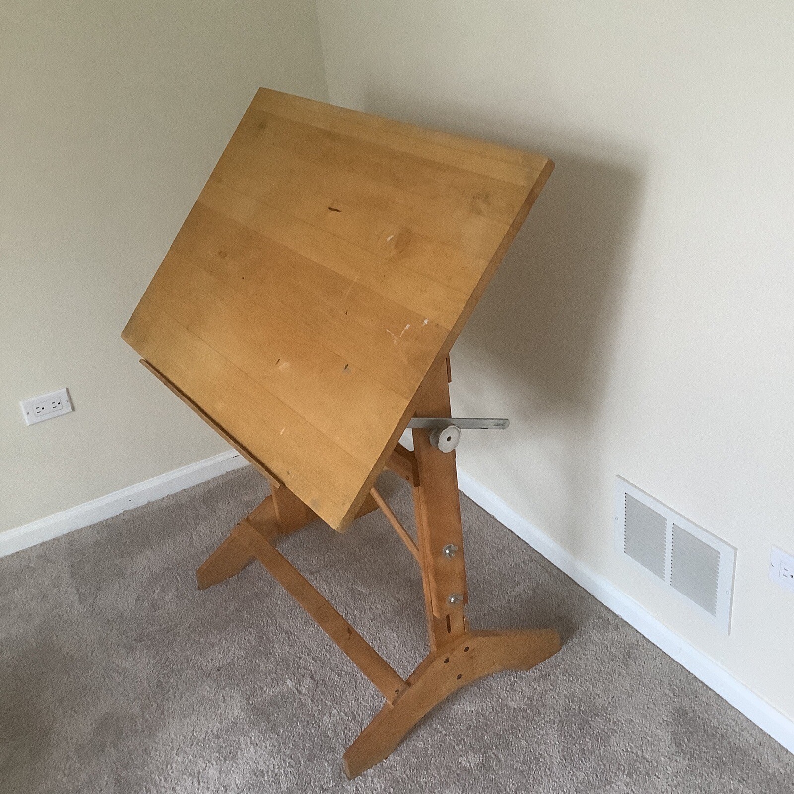 Vintage Hamilton Industries Drafting Table Circa 1940-1949 | eBay