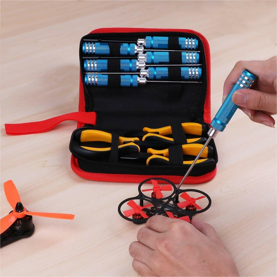 10 IN 1 RC Tool Kits Box Set Screwdriver Pliers Hex Repair for RC ...