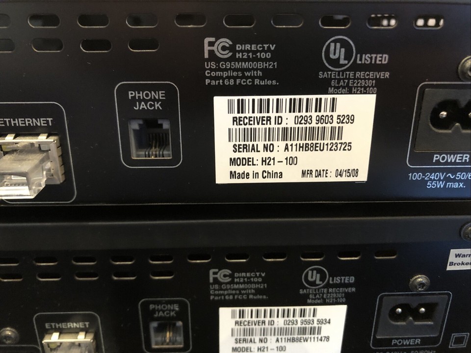 DIRECTV H21-100 HD Digital Satellite Receiver | eBay