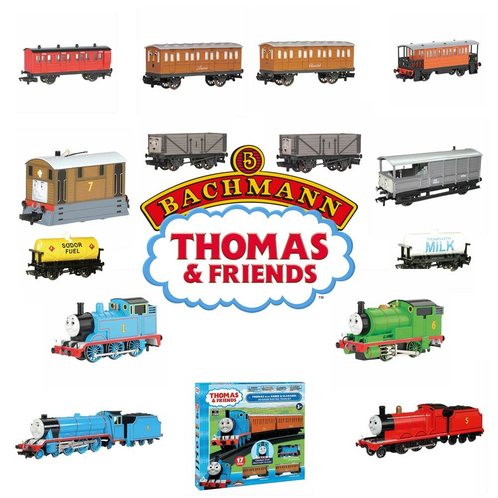Bachmann Thomas & Friends - OO Gauge Train Sets Locomotives Coaches ...
