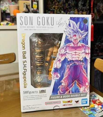 S.H.Figuarts DragonBall Son Goku Ultra Instinct Toyotarou Figure & Book ...