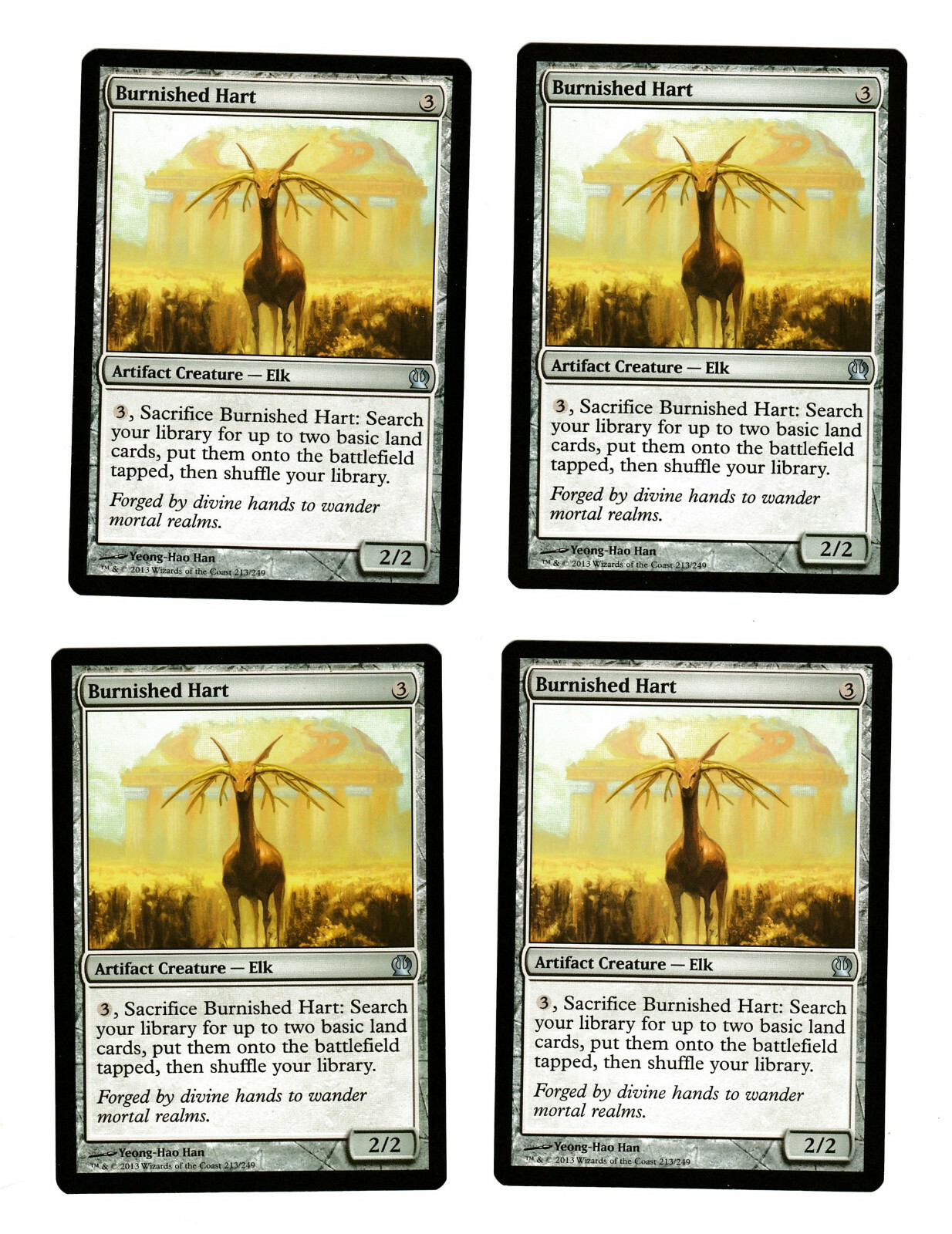 4x Burnished Hart EX Theros Mtg Magic EDH 4x x4 | eBay