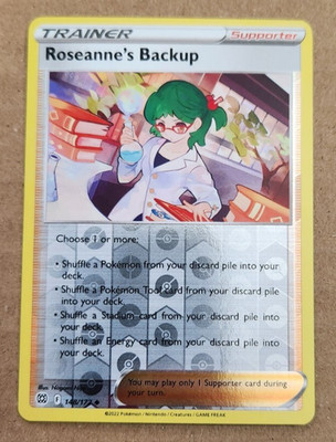ROSEANNE'S BACKUP 148/172- BRILLIANT STARS- POKEMON- REVERSE HOLO CARD ...