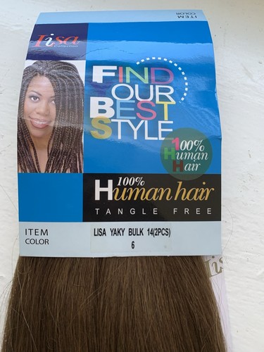 14" 100% Human Hair Straight Yaki Bulk Micro Braid Braiding Hair | eBay