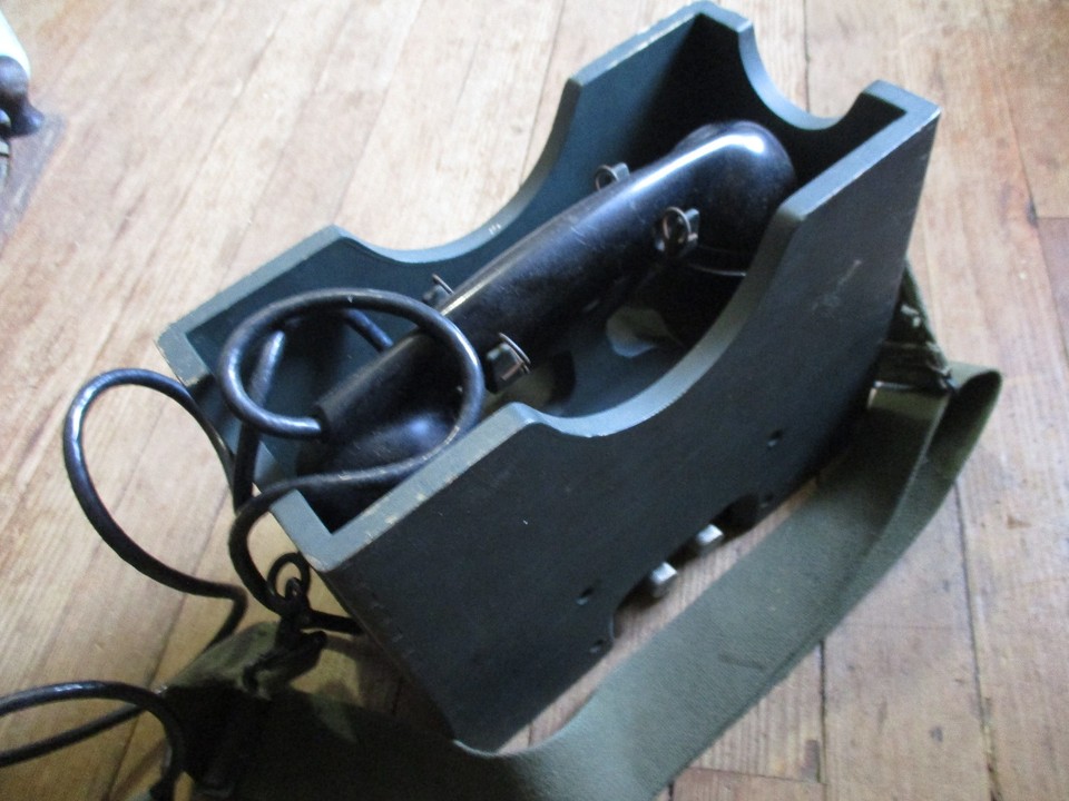 Vintage Dictograph Products WWII Navy A.B. Portable Telephone System ...