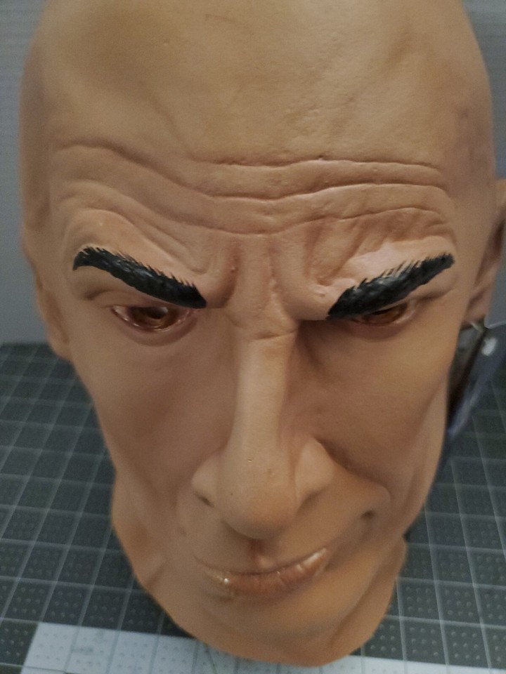 WWE Pro Wrestling The Rock Latex Halloween Mask Dwayne Johnson Black ...