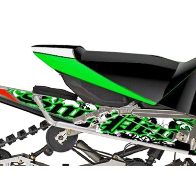 Arctic Cat Green Annihilator Tunnel Graphics Decal Wrap - 2012-2018 ZR ...