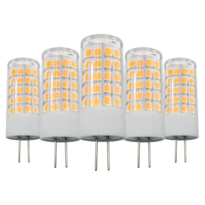5pcs G4 Bi-Pin 5W LED bulb 64-2835 Ceramics Lamp Warm White 120V ...