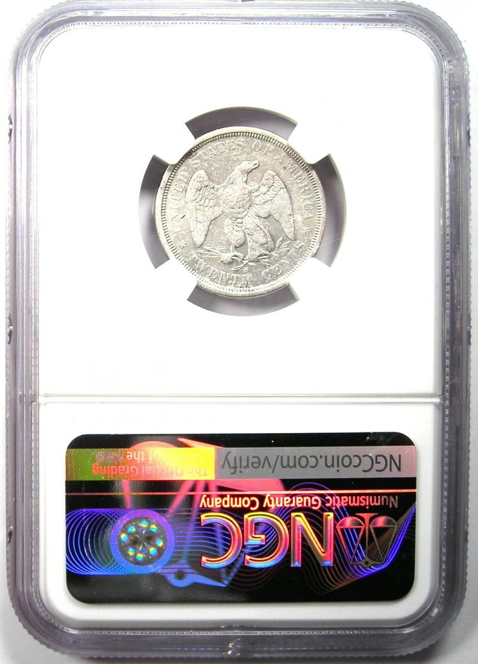 1875-S Twenty Cent Coin 20C - Certified NGC AU Details - Rare Type Coin ...